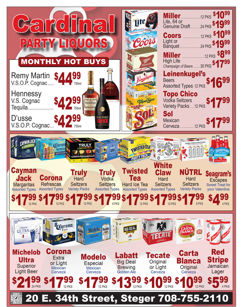 Party Liquors Steger Shopping Guide - Cardinal Wine and Spirits ...