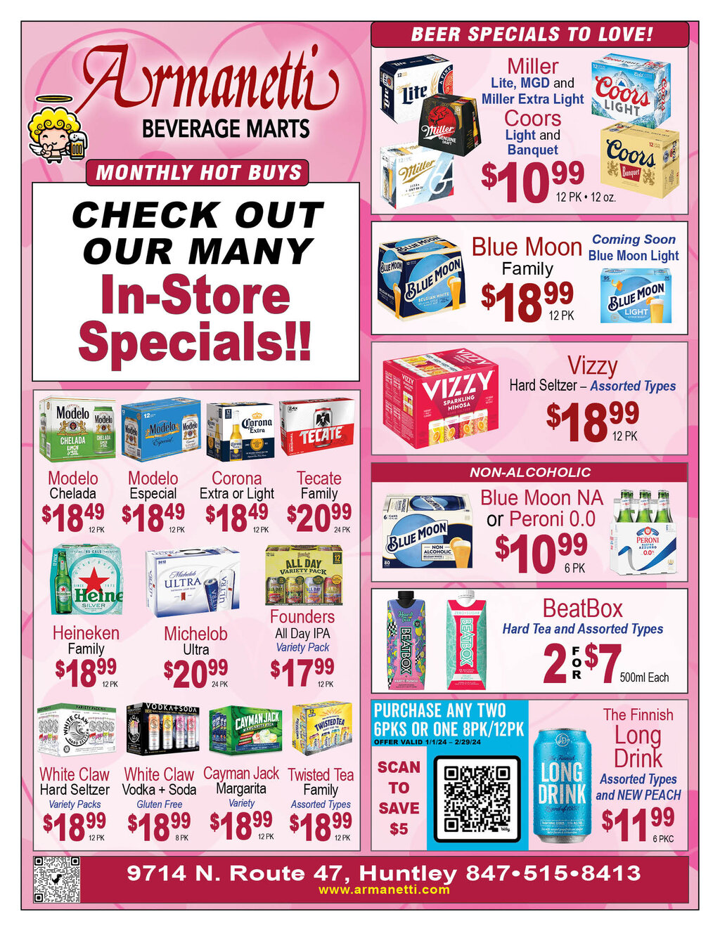 Armanetti Huntley Monthly Ad - Armanetti Beverage Marts Corporate ...