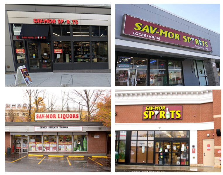 Our signs - Sav Mor Liquors