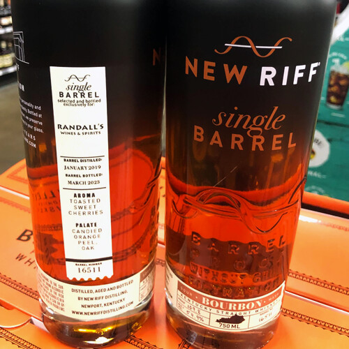 New Riff 4yr Bourbon Randall's Single Barrel - Randall's