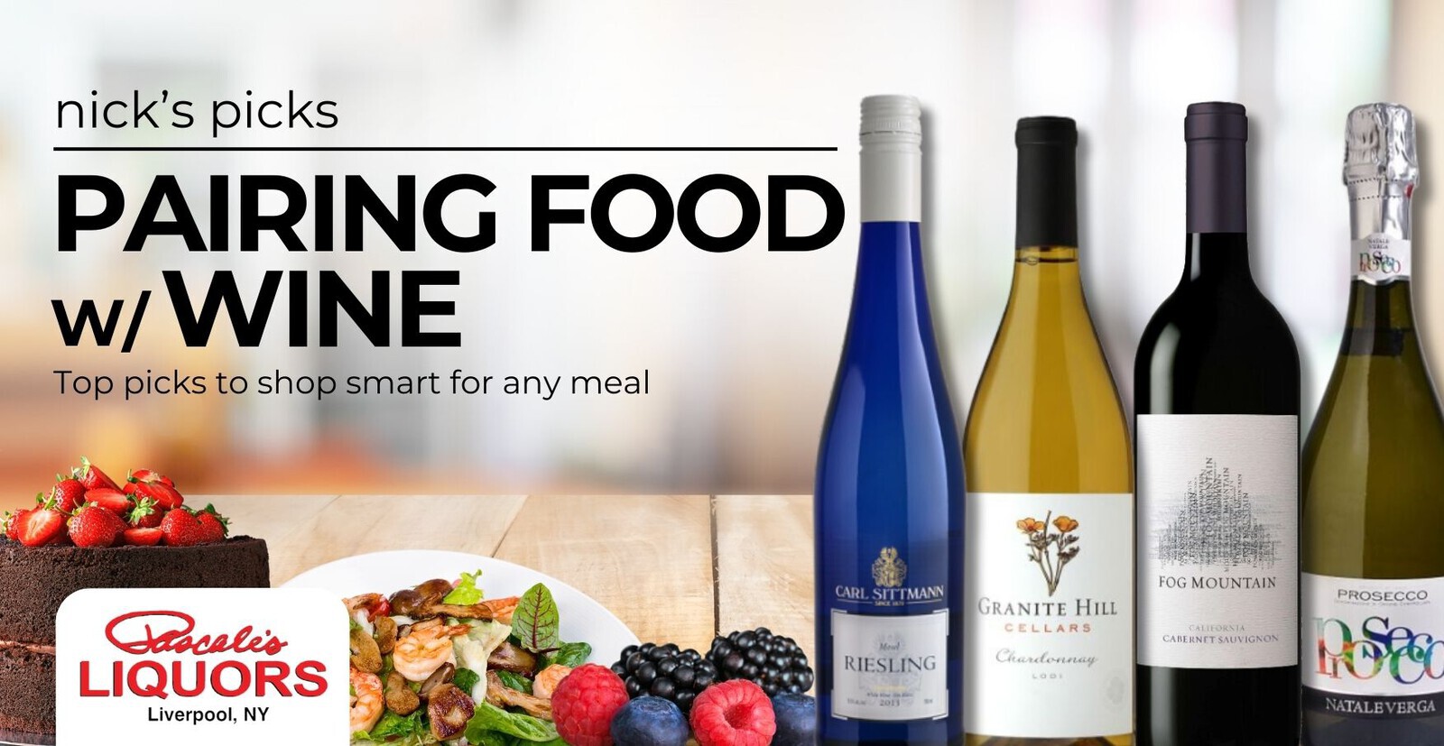 Top Picks for Pairing Wine with Food - Your Local Liquor Store in ...
