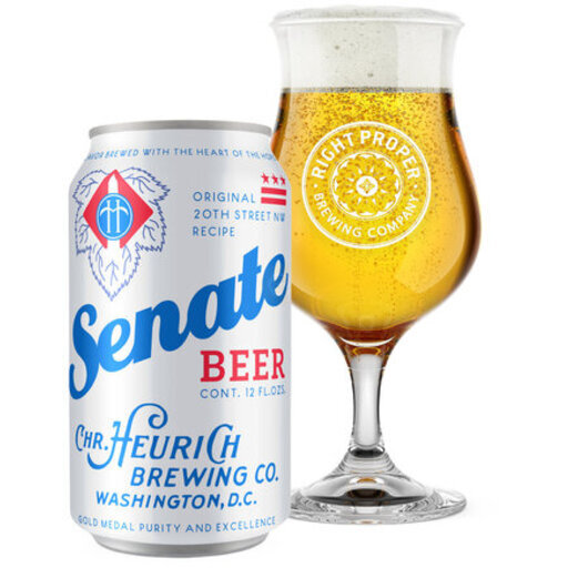 Right Proper Senate Dc Beer Light Lager 6 Pack Cans 12OZ - The Wine Outlet