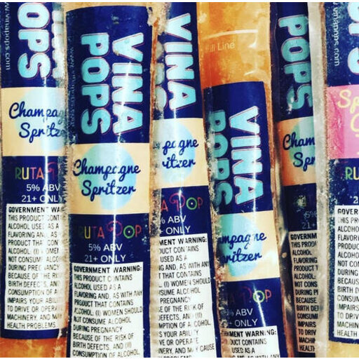 Vina Pops Infused Stuyvesant Champagne Ice Pops Sparkling Guava Frose ...