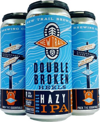 New Trail Double Broken Heels Hazy IPA 16oz Cans 16OZ - The Beer ...