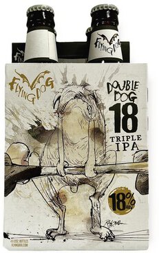 Flying Dog Double Dog 18 Triple IPA 12oz Btl 12OZ - The Beer & Beverage ...