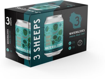 3 Sheeps Brewing Waterslides IPA 12OZ - Aman's Beer + Wine Wind Lake WI