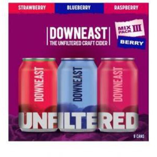 Downeast Cider Berry Mix Pack #3 12OZ - Kappy's Fine Wines & Spirits