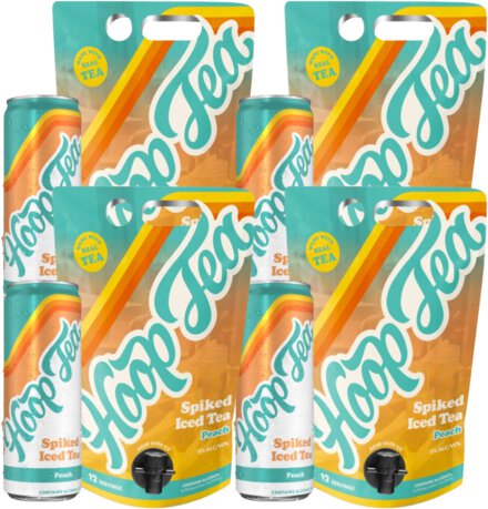 Hoop Tea Peach Spiked Iced Tea Bag 3L - Roger Wilco Pennsauken Township ...