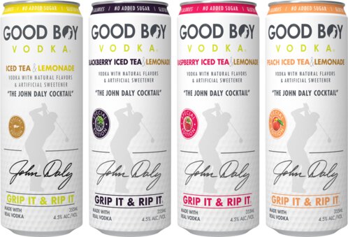 Good Boy Vodka John Daly Variety Pack 8pck - Pour Vous Spirits, Wine ...