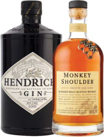 Combo: Hendrick's Gin 1x1L | Monkey Shoulder 1x750mL - Empire Merchants ...