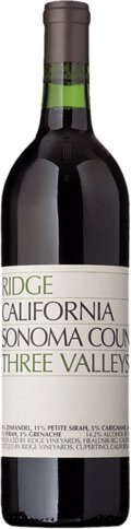 Ridge Three Valleys Red Blend Sonoma County - Maverick Beverage Company ...