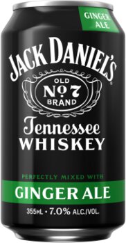 Jack Daniels Whiskey And Ginger Ale RTD Cocktail Cans 355ML - SB WINE ...
