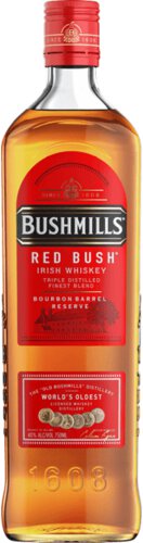 Bushmills Red Bush Triple Distilled Finest Blended Irish Whiskey ...