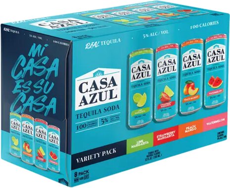 Casa Azul Tequila Soda Variety Pack 12OZ - Gary's Wine & Marketplace