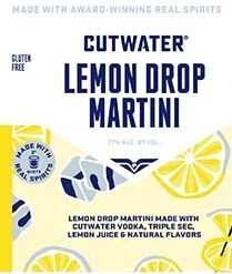 Cutwater Lemon Drop Martini 12OZ - Exit 9 Wine & Liquor Warehouse ...