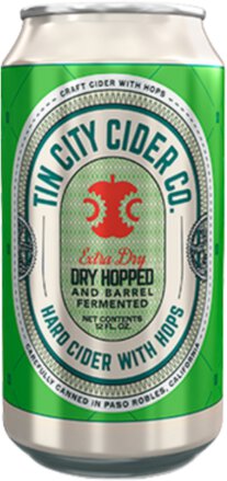 Tin City Cider Co. Extra Dry Dry Hopped & Barrel Fermented Hard Cider ...