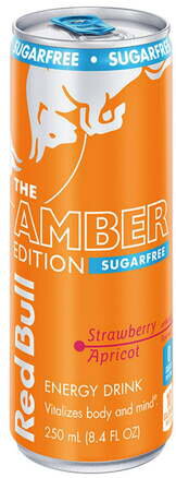 Red Bull Sugarfree Amber Strawberry Apricot 8OZ - Randall's