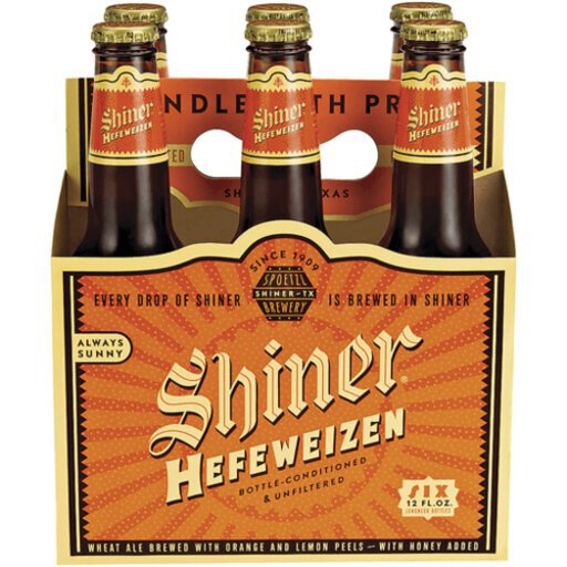 Shiner Hefeweizen 12 Oz Beer Glass Bottles 12OZ - Tipsy World of ...