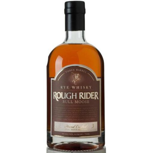 Rough Rider Bull Moose Three Barrel Rye Whiskey Nys Long Island ...