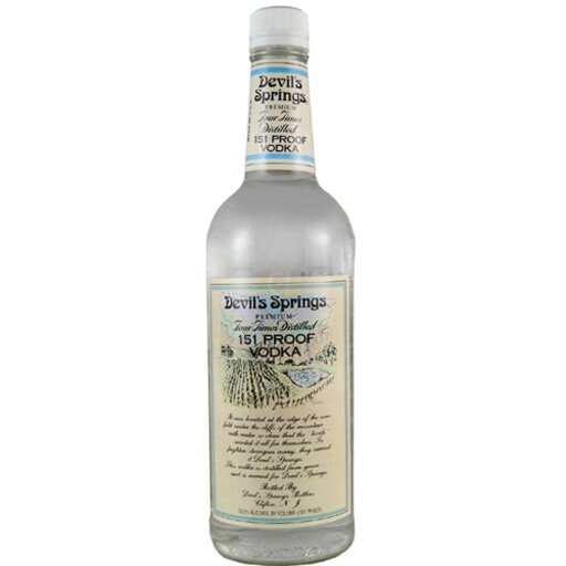 Devil's Spring 151 Proof Vodka 1L - Bay Plaza Liquor Warehouse, Bronx ...
