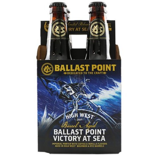 Ballast Point Porter Aged In Highwest Bourbon Rye Barrel 12oz Bottles ...