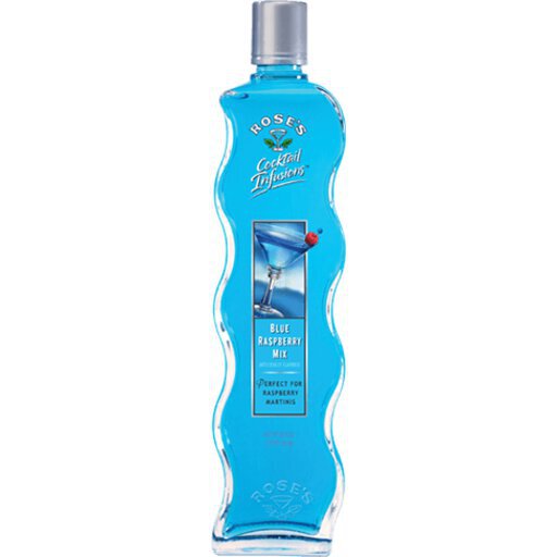 Rose's Cocktail Infusions Blue Raspberry Mix Bottle - Curtis Liquors