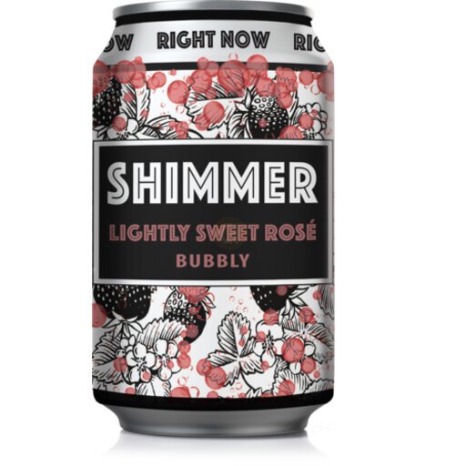 Right Now Shimmer Lightly Sweet Rose 375ML - Liquor Barn