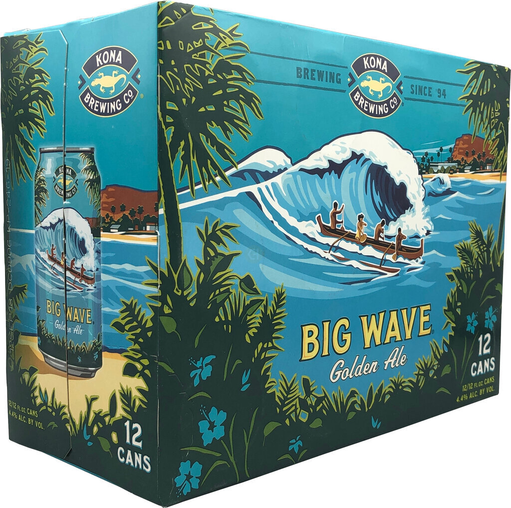 Kona Big Wave Golden Ale 12oz Cans
