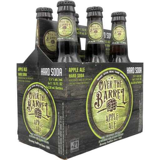 Over The Barrel Hard Apple 11.2oz Bottles - Big Red Liquors
