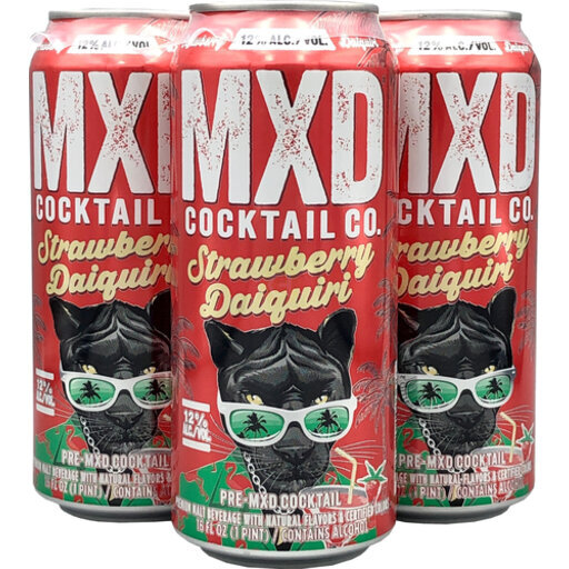 Mxd Strawberry Daiquiri 16oz Cans 16OZ - Beer, Wine, and Liquor ...