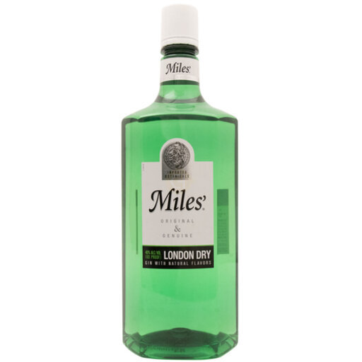 Miles London Dry Gin Not Reorder 1.75L - Heritage Wine and Liquor ...