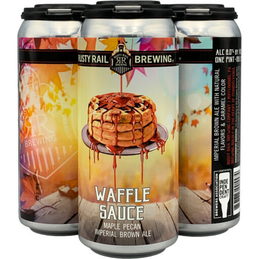 Rusty Rails waffle sauce 16oz Cans 16OZ - Spirits Unlimited