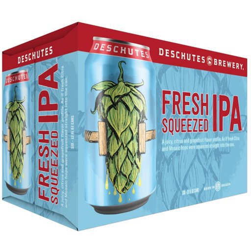 Deschutes Fresh Squeezed IPA 12 Pack Cans - Twin Peaks Liquor