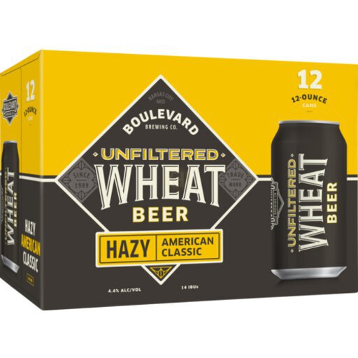Boulevard Unfiltered Wheat Beer 12-pack 12OZ - Gomer's