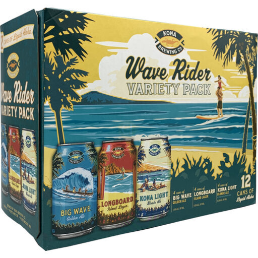 Kona Wave Rider Variety Pack 12OZ - Belmont Beverage and Chalet Party ...
