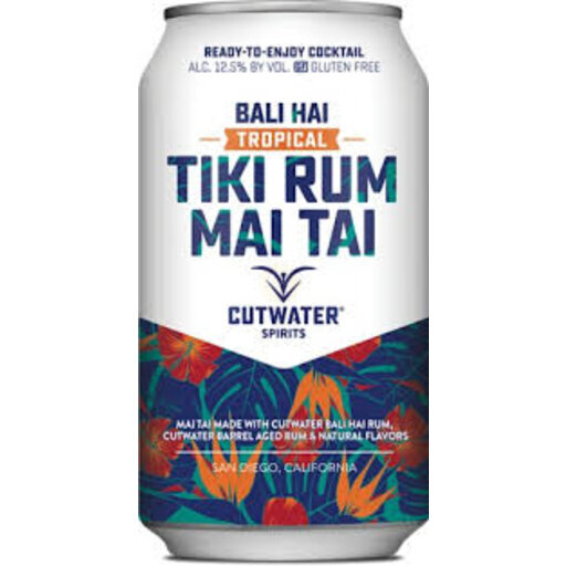 Cutwater Spirits Tiki Rum Mai Tai 355ML - Online Liquor Store NYC ...