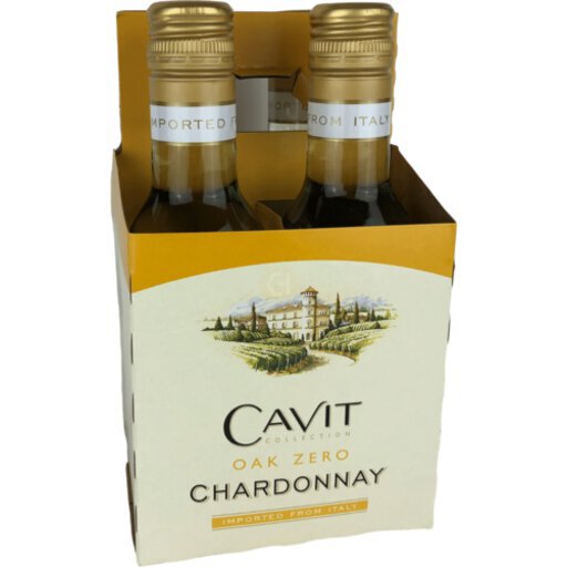 Cavit Chardonnay 187 4pk 187ML - The best selection & pricing for Wine ...