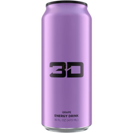 3D Energy Drink Purple 16OZ - Liquor Barn