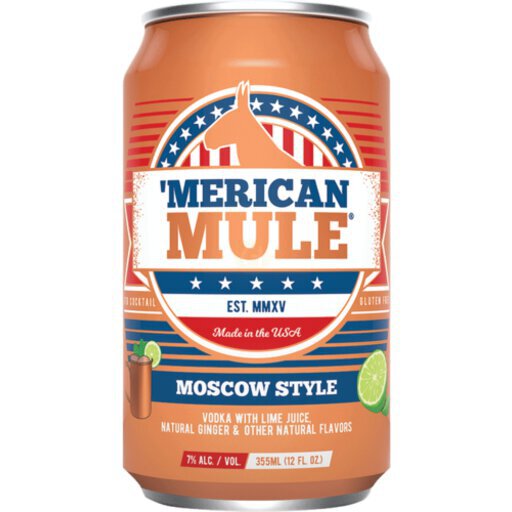 'Merican Mule Moscow Style 4pk Can 12OZ - Bevmax Superstore