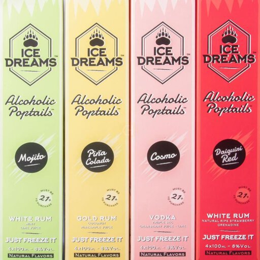 Ice Dreams Cosmo Alcoholic Poptail Single - Liquor Barn