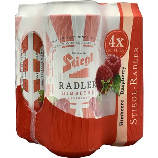 Stiegl Raspberry Radler 16.9oz Cans 16OZ - Total Beverage