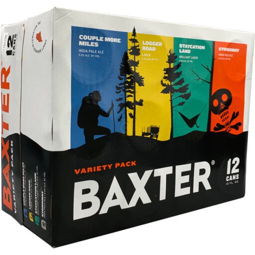 Baxter Variety 12oz Cans 12OZ - Kappy's Fine Wines & Spirits