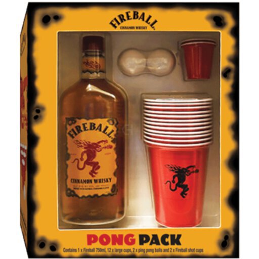 Fireball Beer Pong Gift Set