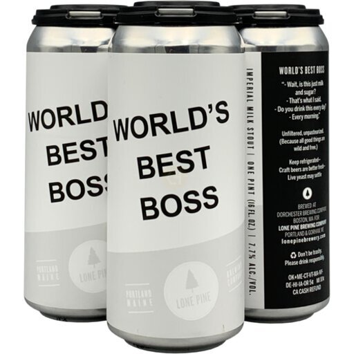 Lone Pine World's Best Boss 16oz Cans 16OZ - Cranberry Liquors of ...