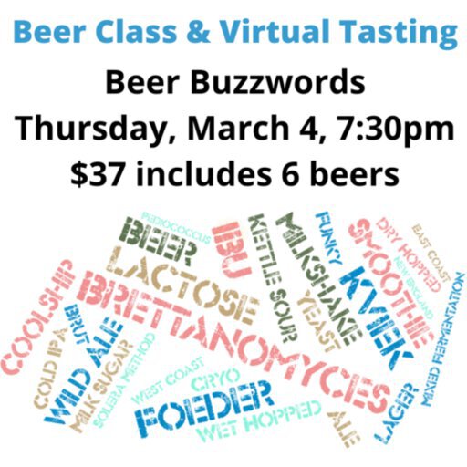 Beer Class Virtual Tasting: Beer Buzzwords - Craft Beer Cellar DC ...