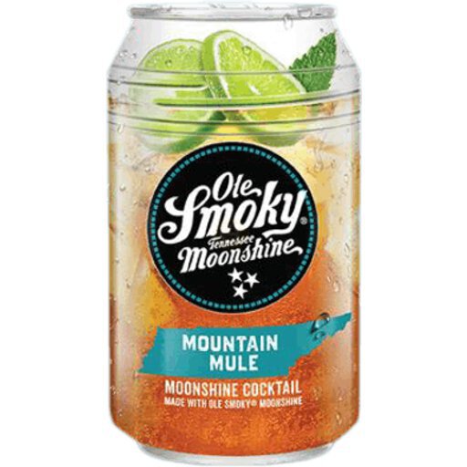 Ole Smoky Mountain Mule Moonshine Cocktail Tennessee 4x12oz - Total ...