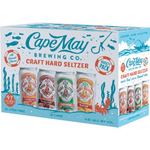 Cape May Hard Seltzer Variety 12oz Cans 12OZ - The best selection ...