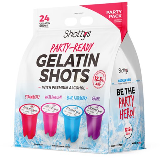 Shotty's Party Pack 24 pack Vodka Jello Shots - Bevy's