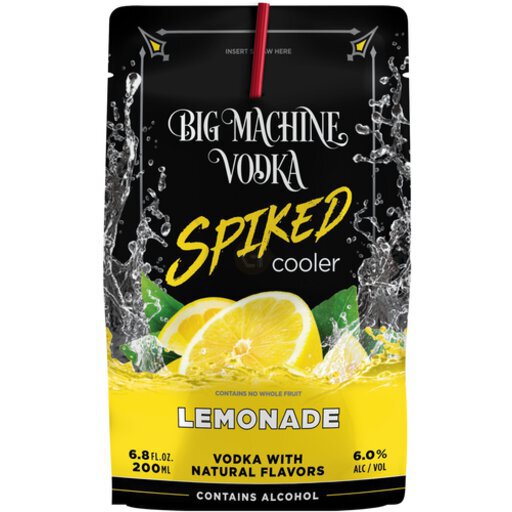 Big Machine Spiked Cooler Lemonade 8pk Pouch - Big Red Liquors