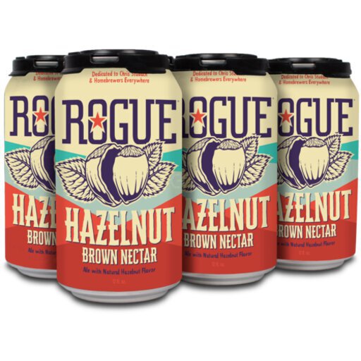 Rogue Hazelnut Brown Nectar Ale - Brown Derby Liquor Store - Alcohol ...